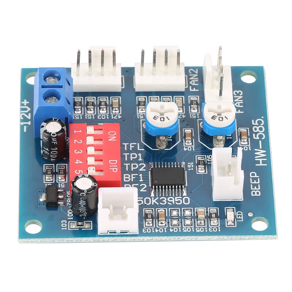 4-Wire Pwm Fan Controller Speed with Buzzer PC Governor, Accurate ...