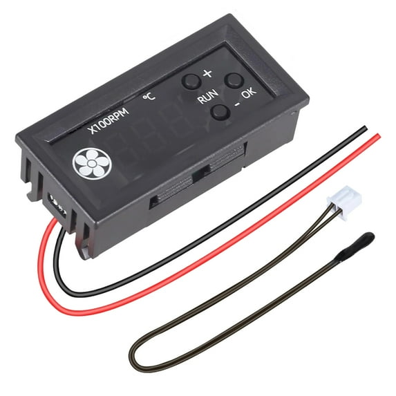 4 Wire Pwm Fan Temperature Control Speed Controller 12V3A Digital ...