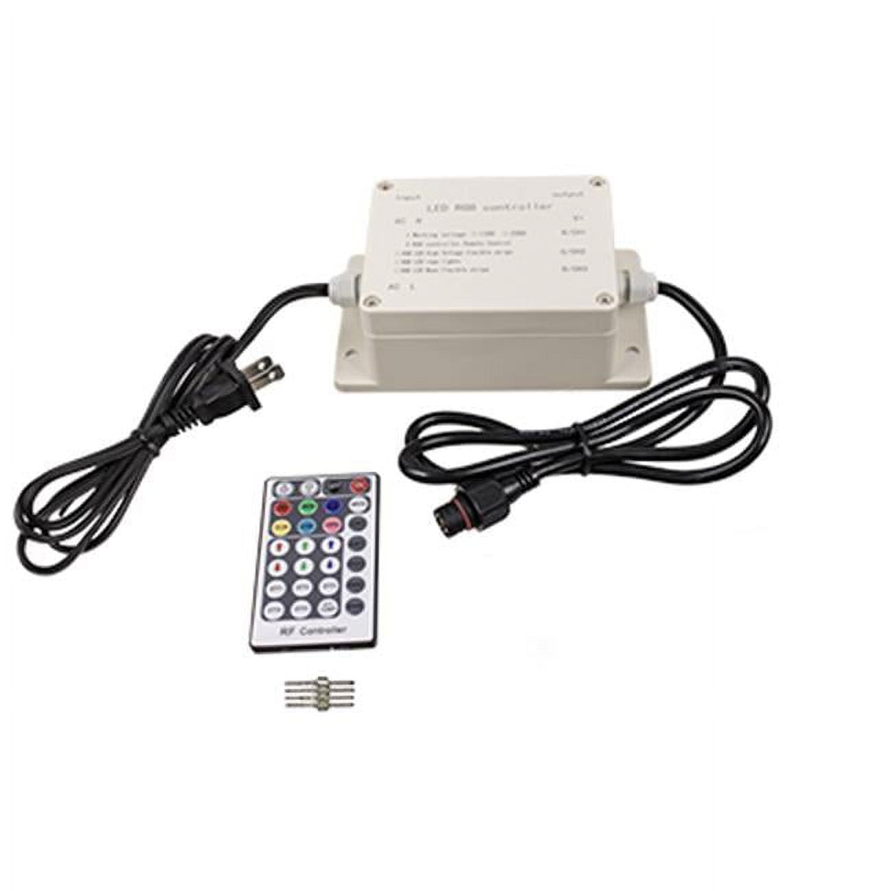 4 Wire RGB Neon 120v Weather Resistant controller 1200W with 27 Key RF ...