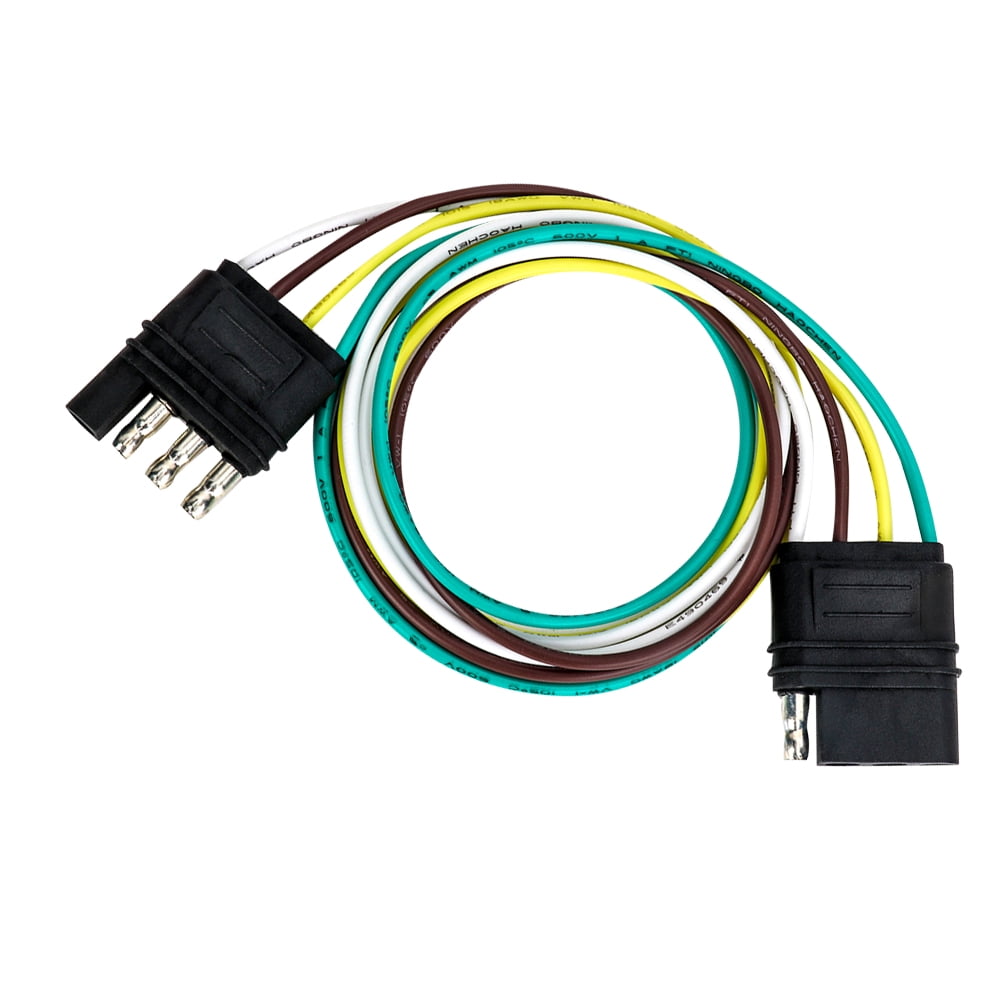 4 Wire Trailer Wiring Pin Trailer Connector Vehicle and Trailer ...