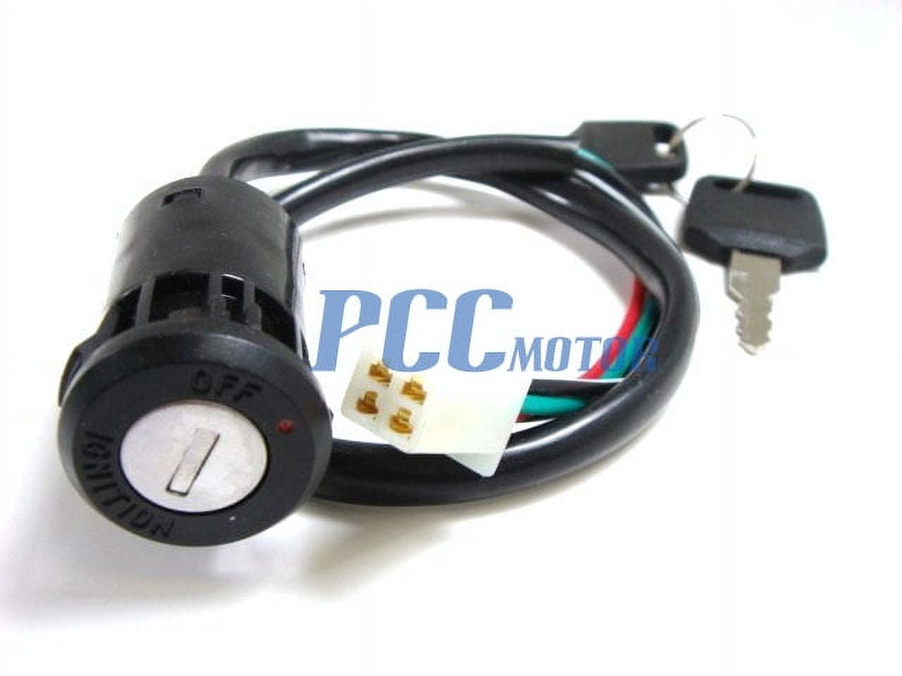 4 Wires ATV IGNITION SWITCH DIRT BIKE GO KART MOPED KAZUMA COOLSTER ...
