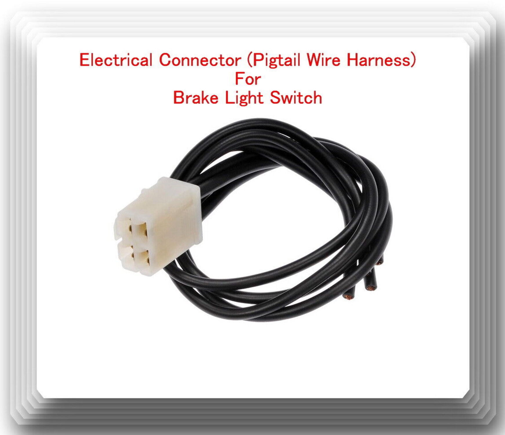 4 Wires Electrical Connector of Brake Light Switch SLS327 Fits ...