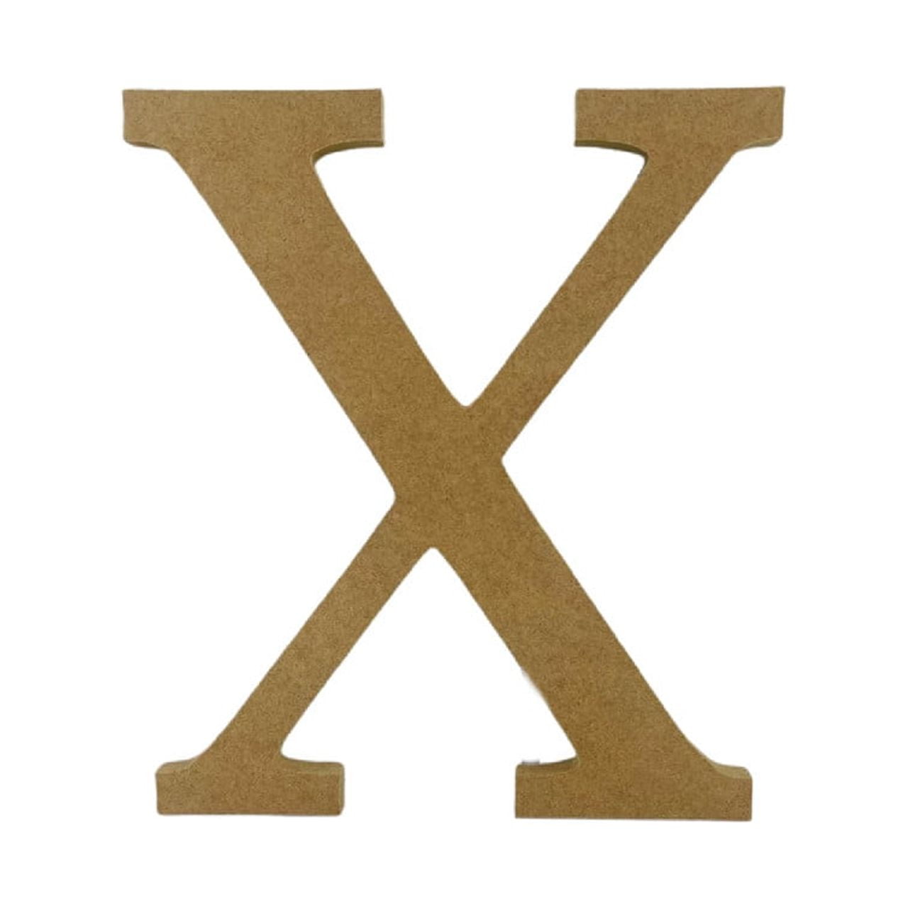 4" Wood Greek Letter Chi Χ Unfinished, Fraternity and Sorority Greek ...