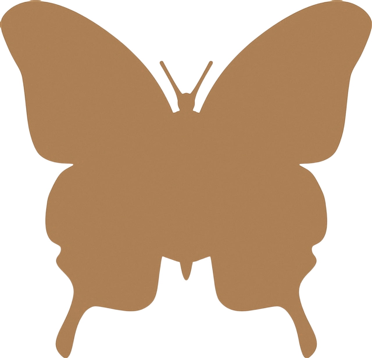 4" Wooden Butterfly Craft Shape, Unfinished MDF Art Shape by Wooden ...