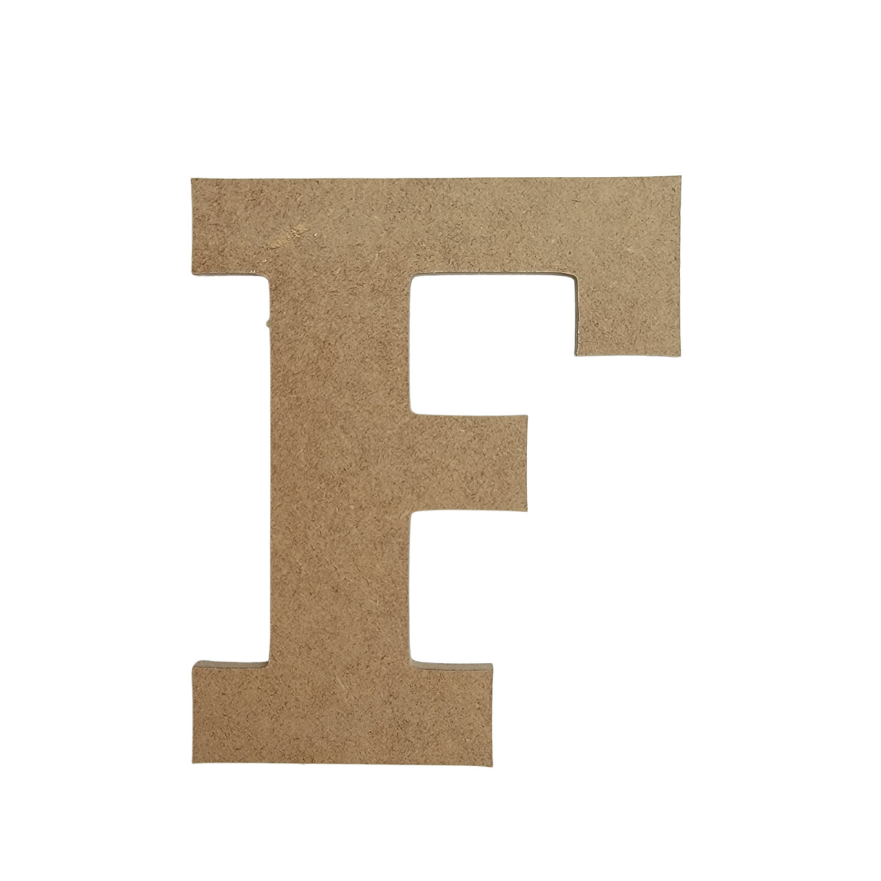 4" Wooden Craft Letter F Unfinished, Rockwell Font, Craft Cutout on 1-8 ...
