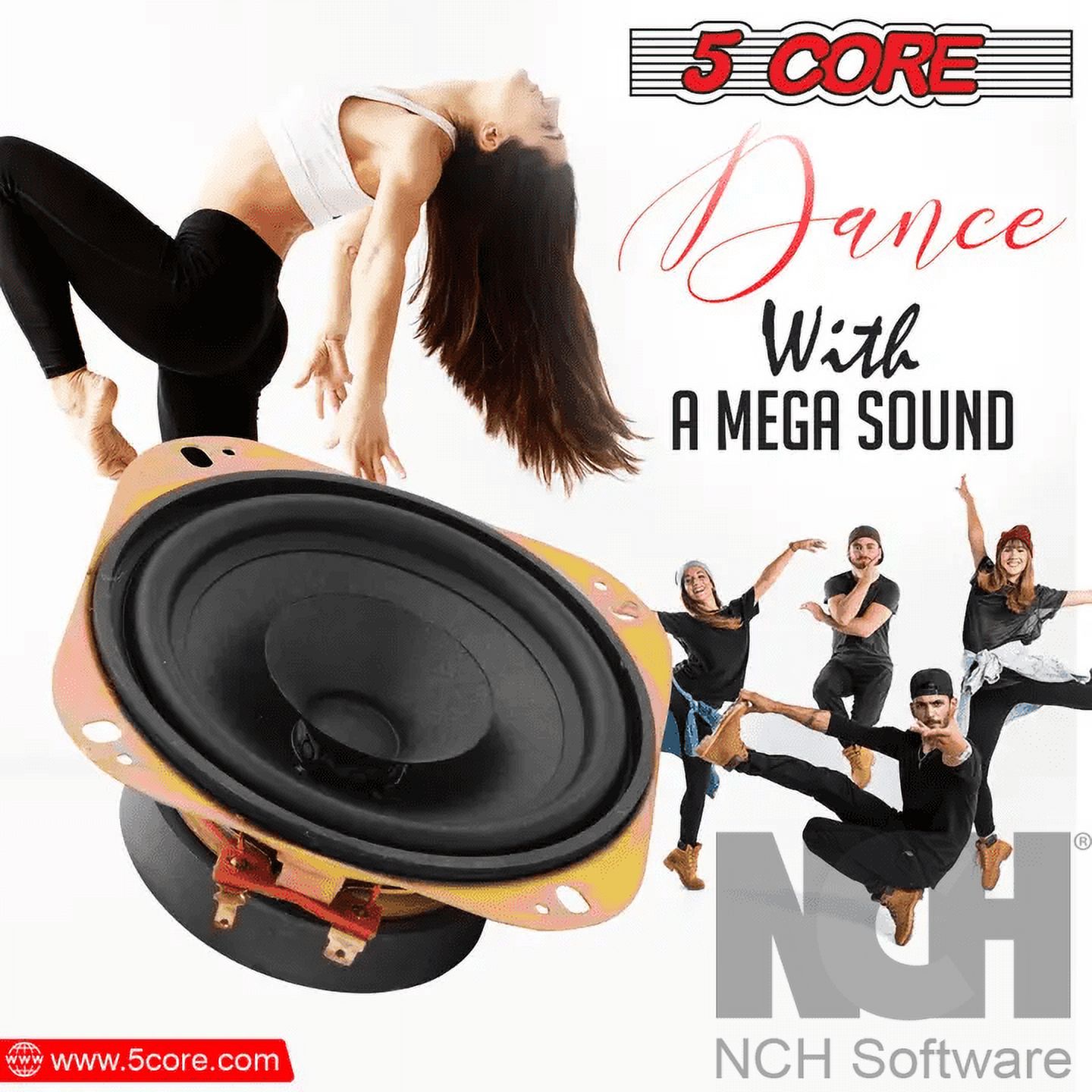 Powerbass OE-400 4'' midrange oem replacement speaker - Walmart.com