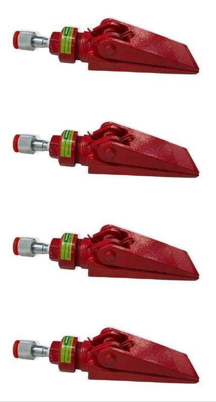 4 X 1/2Ton Spreader Hydraulic Jaw Ram Half Coupler 1/4" NPT PORTA POWER ...