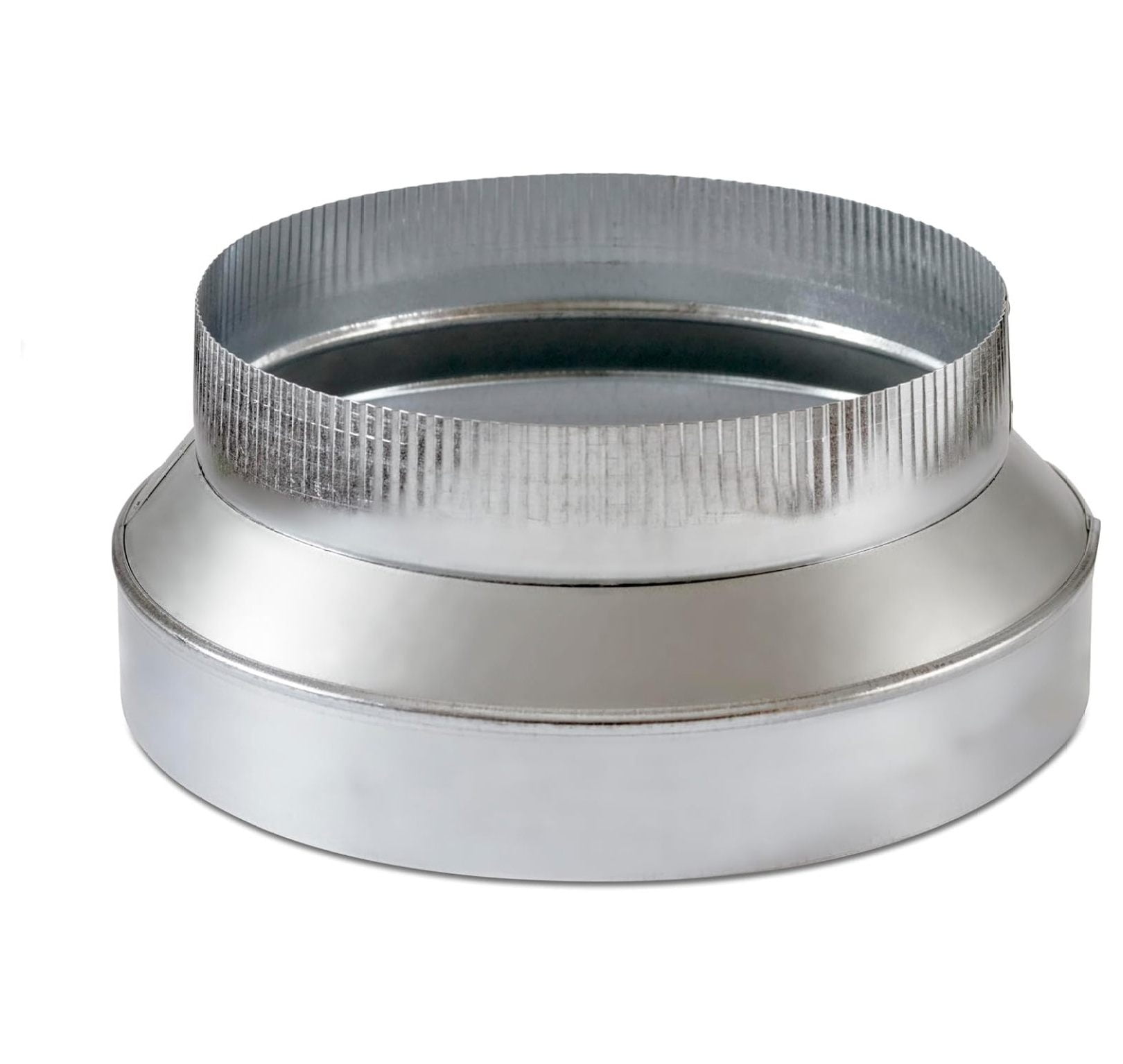 4" X 3" Duct Reducer & Increaser Crimped Single Wall Galvanized Sheet ...