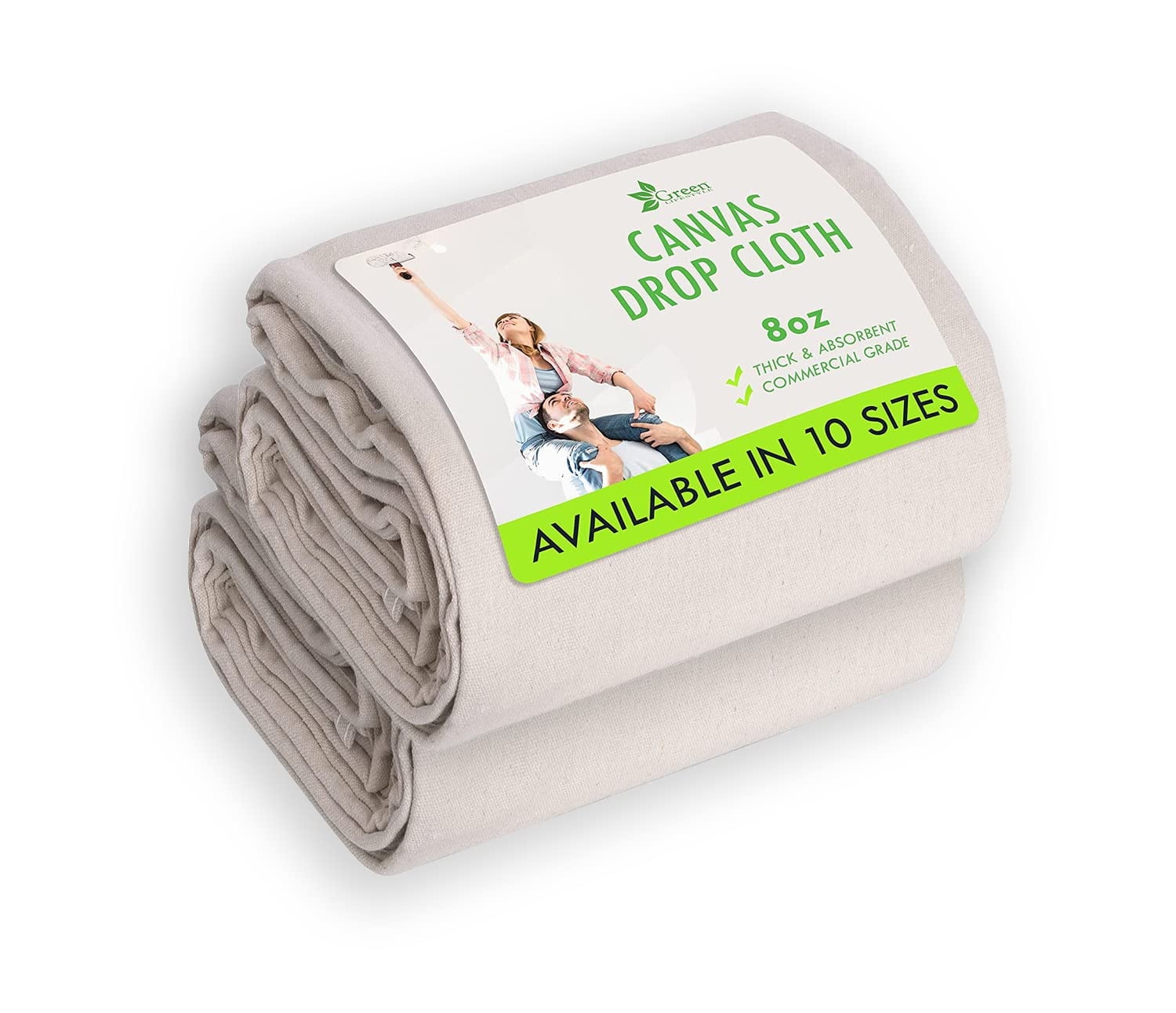 4 X 5 Canvas Drop Cloth Tarp Canvas Fabric Drop Cloth Curtains Drop ...