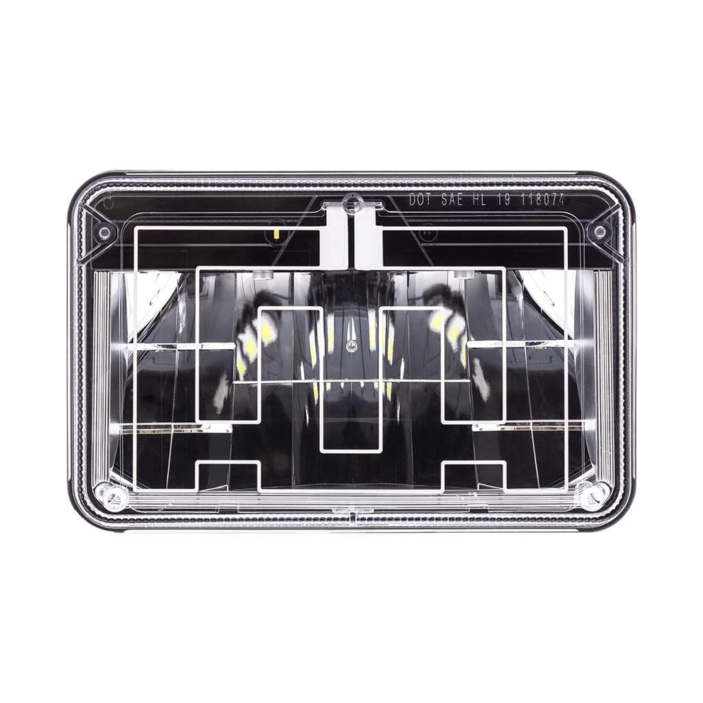 C2W 4" X 6" Heated LED Headlight Low Beam Freightliner Peterbilt Truck ...