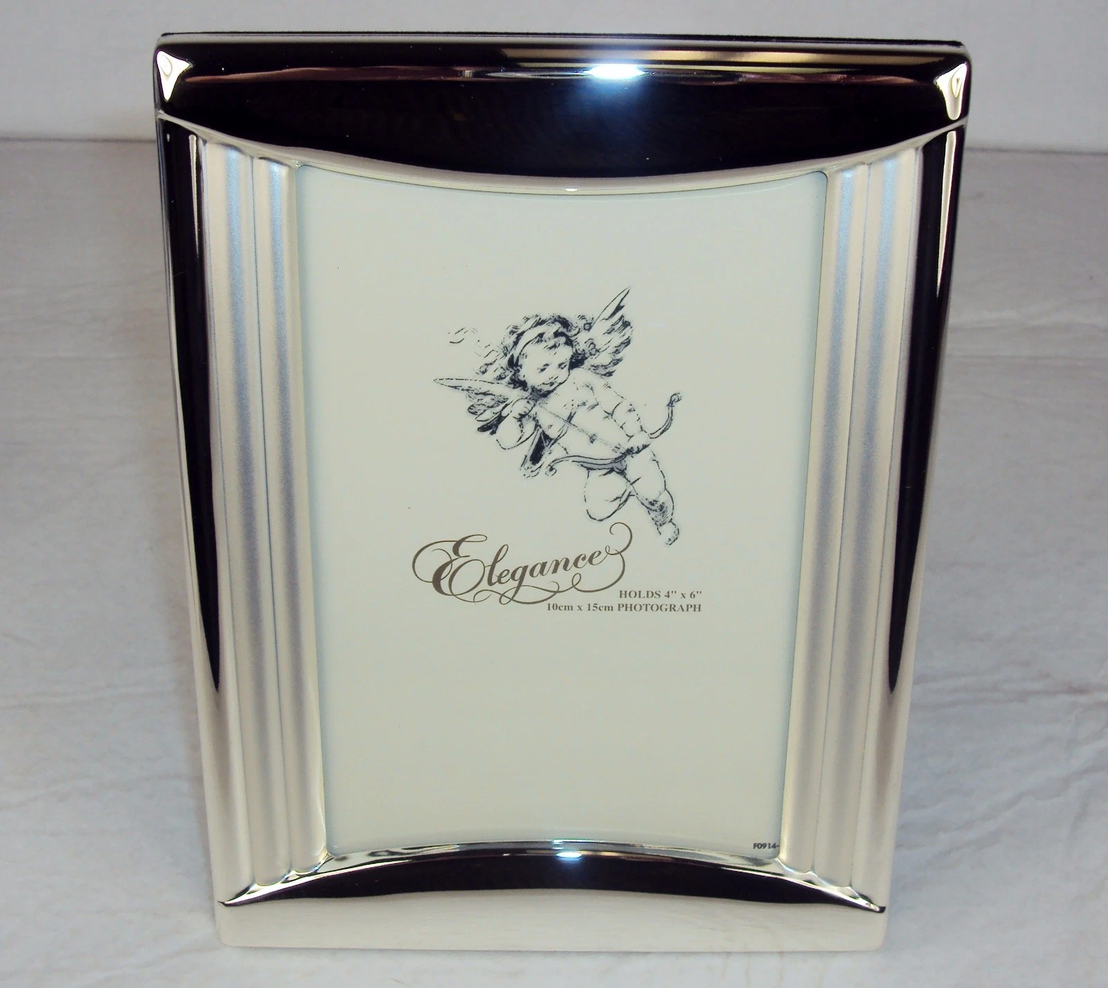 4 X 6 Stainless Steel Desktop Photo Frame ~ Elegance, Bi-Directional ...