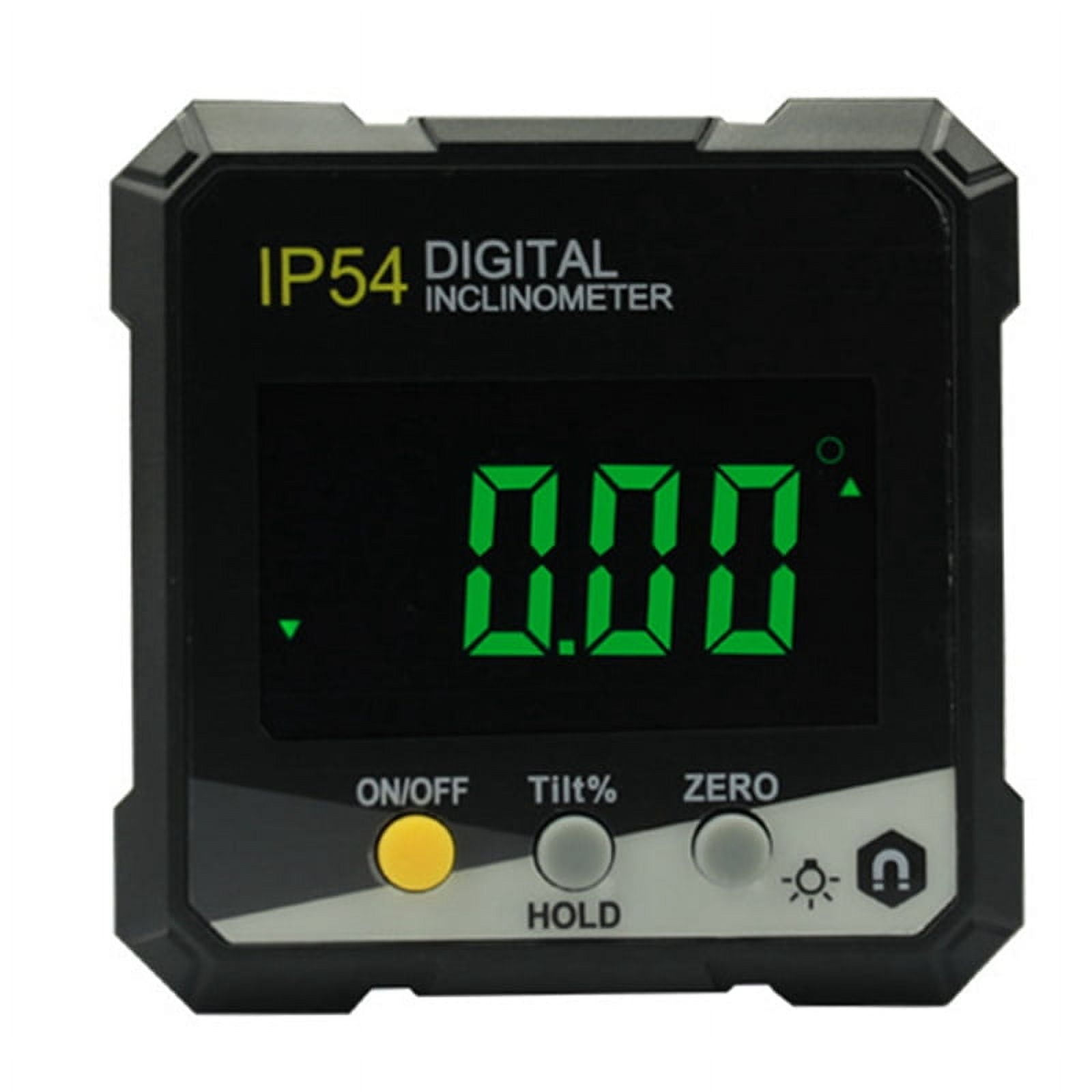 4 X 90 Degree IP54 LCD Screen Four Sided Magnetic Inclinometer Digital ...