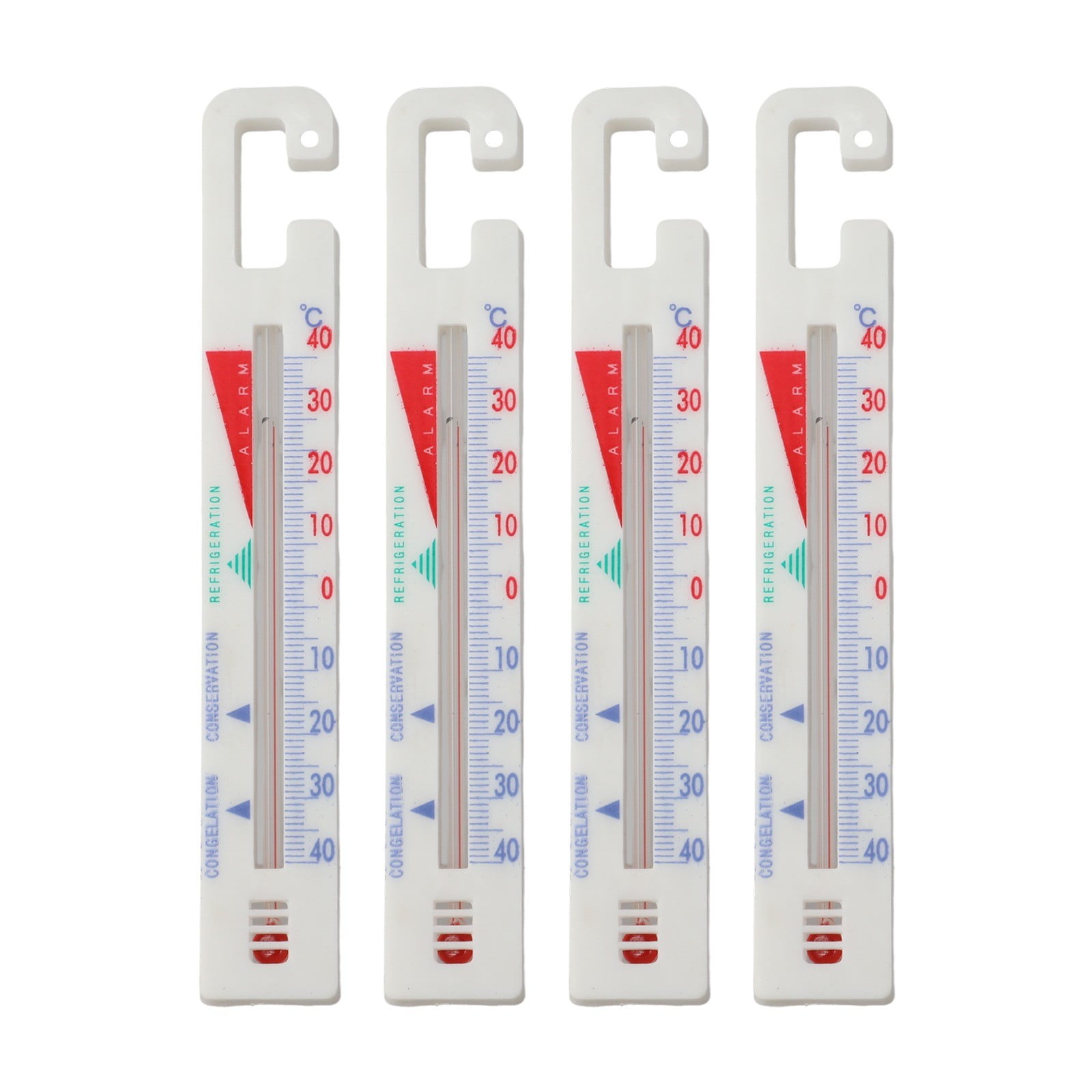 4 X FRIDGE THERMOMETER FOR FOOD HYGIENE FRESH AND Hanging Hook ...