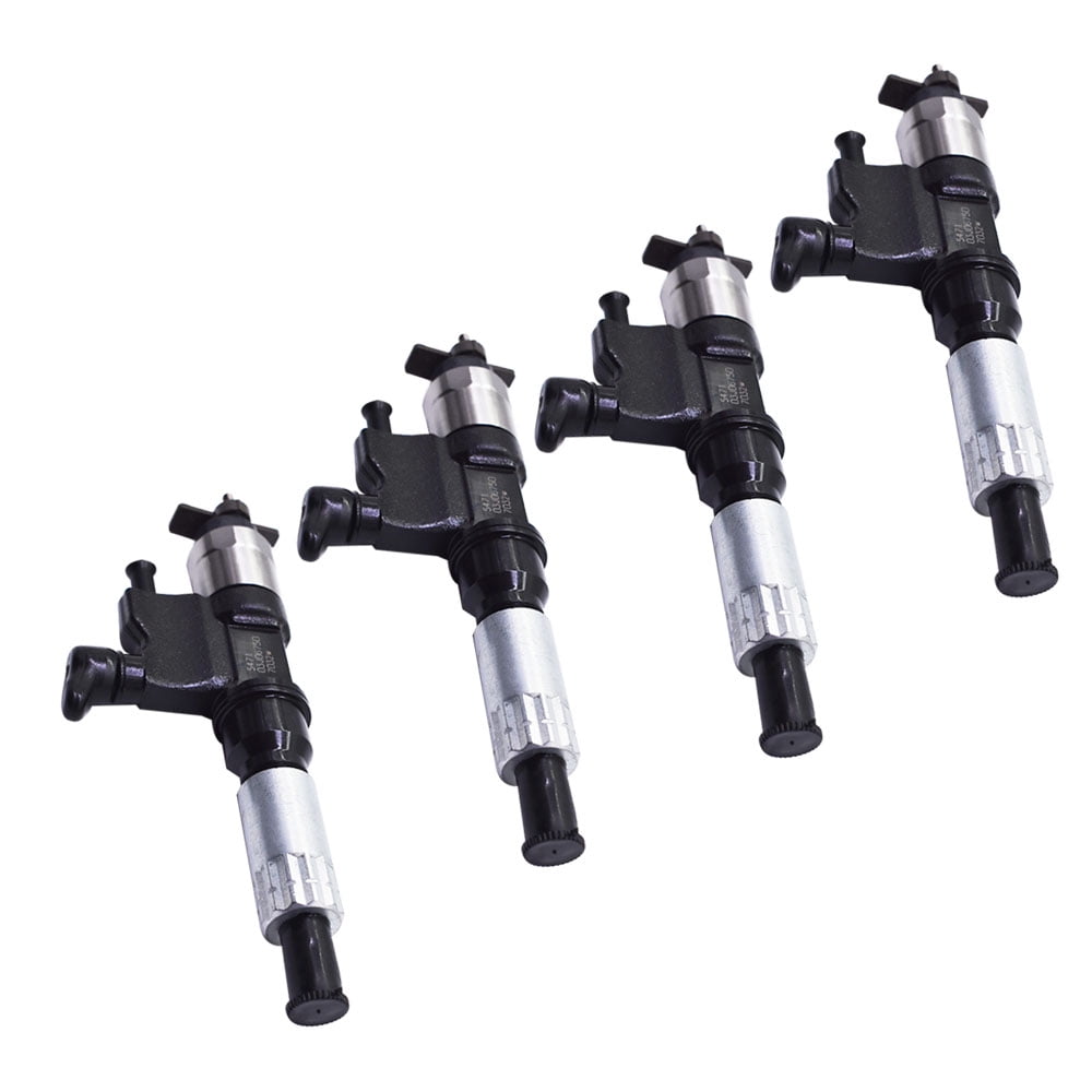 4 X Fuel Injectors for Isuzu NPR NPR-HD 5.2L 2001-2007 4HK1 Engine ...