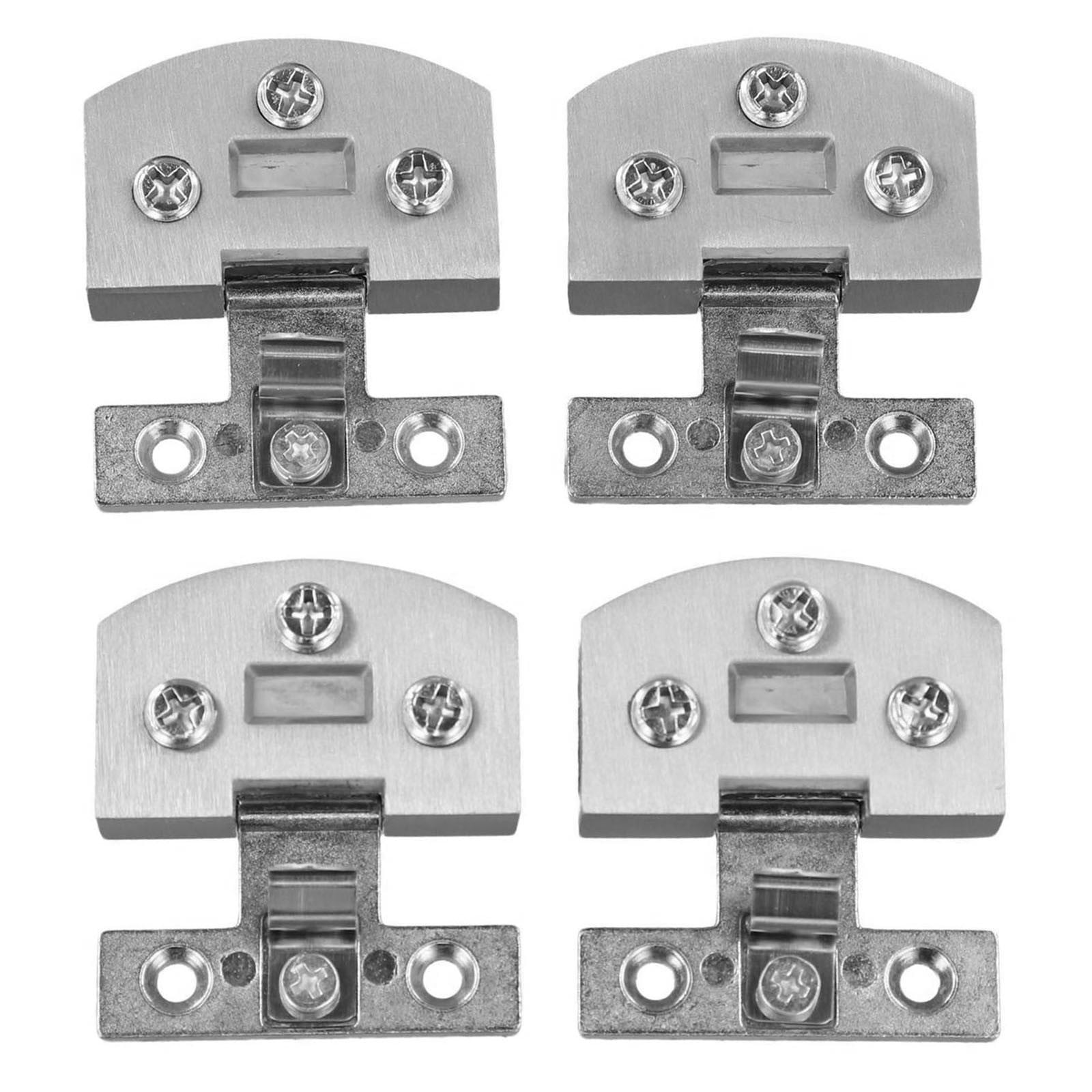 4 X Glass Door Clips Door Hinge Replacement Parts Glass Door Hinges ...