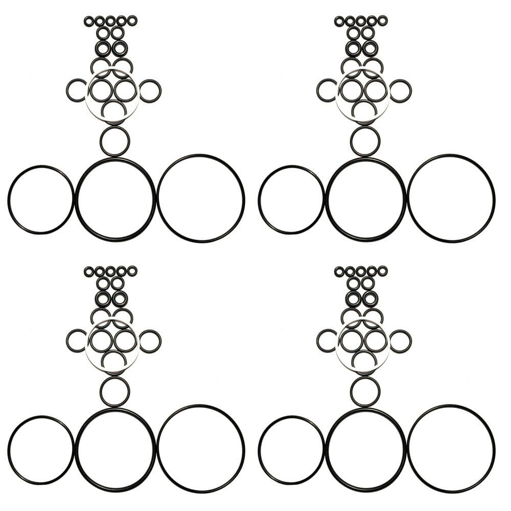 4 X New O-Ring Complete Rebuild O-ring Kits For Air Purge AP Graco ...