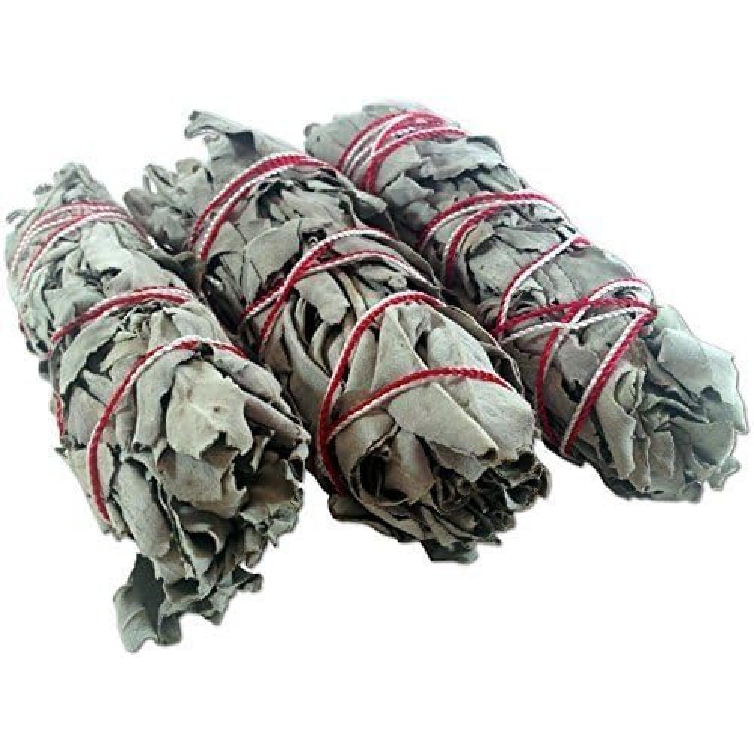 4 X White Sage Smudge Sticks - 3 Pack of 4" Sticks - Walmart.com