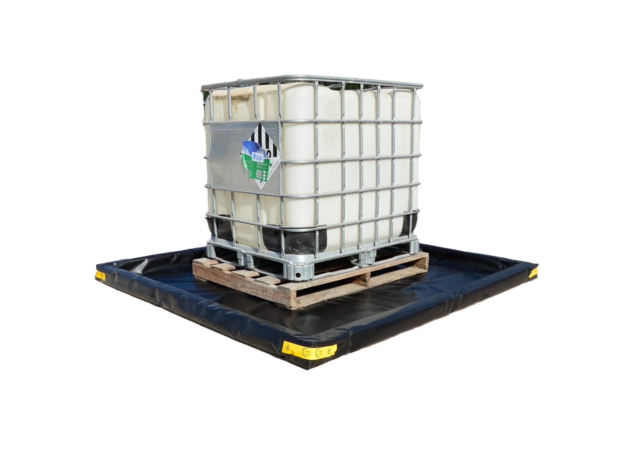 4'X6'x4" Drive-Over Foam-Wall Spill Containment Berm – Flexible ...