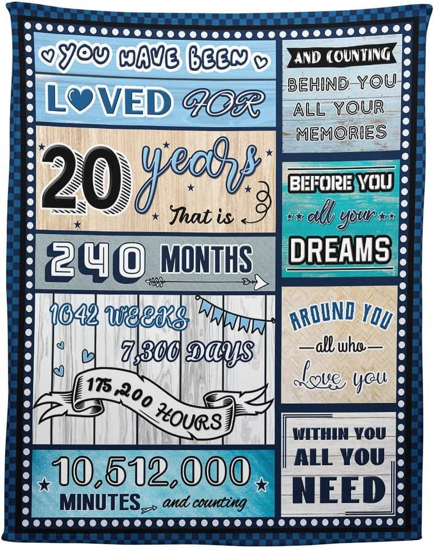 4 Year Old Boy Birthday Gift, Super Soft and Warm Happy Birthday ...