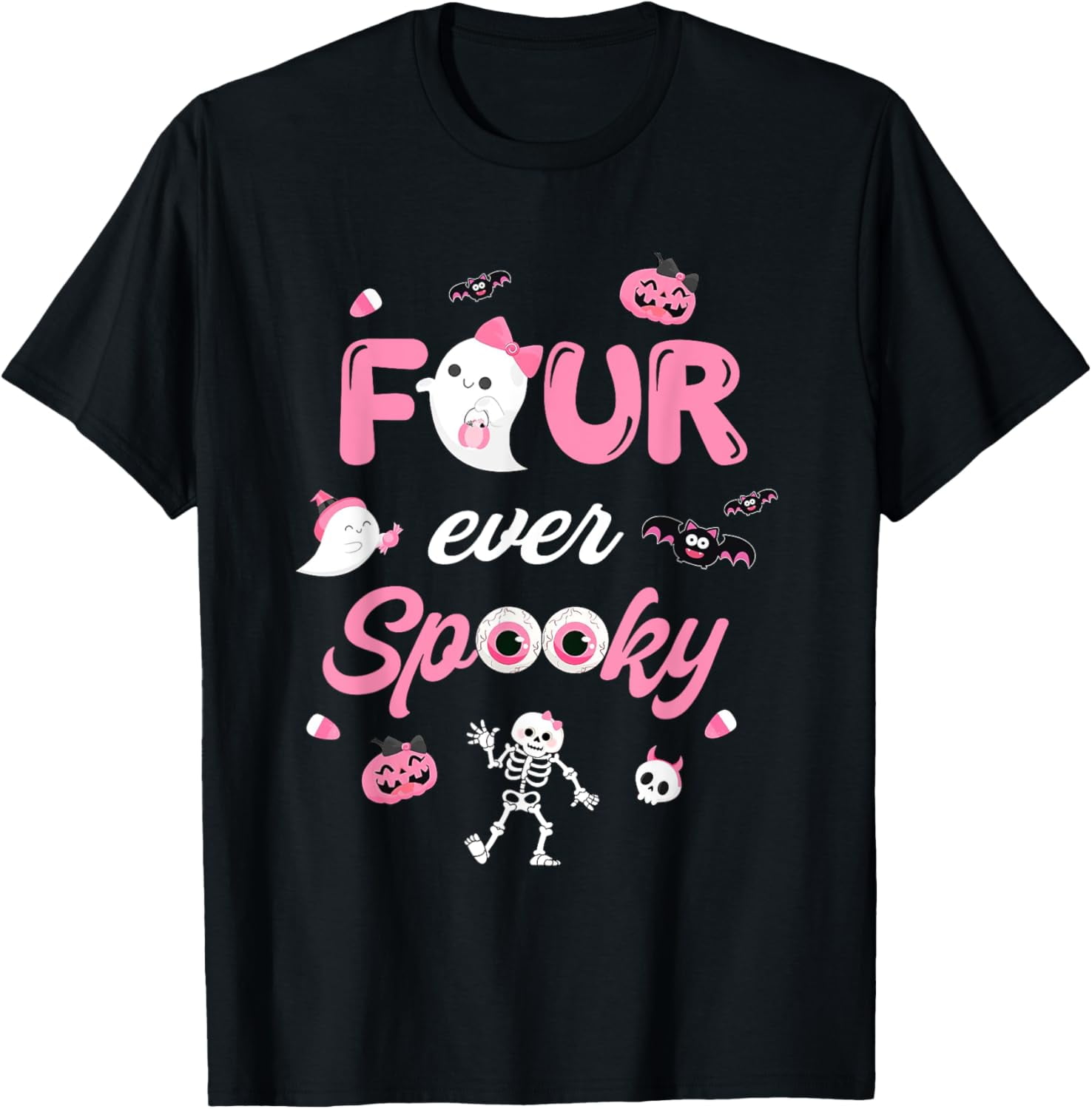 4 Year Old Girl Birthday Gifts Four Ever Spooky - Walmart.com