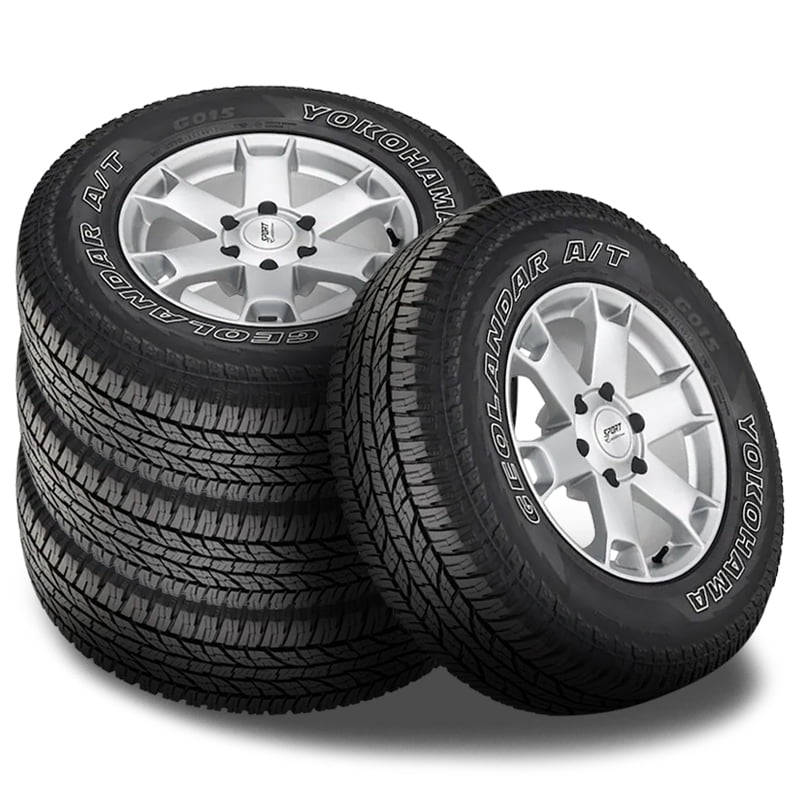 4 Yokohama Geolandar A/T G015 OWL 235/70R16 104T All Terrain 60K ...