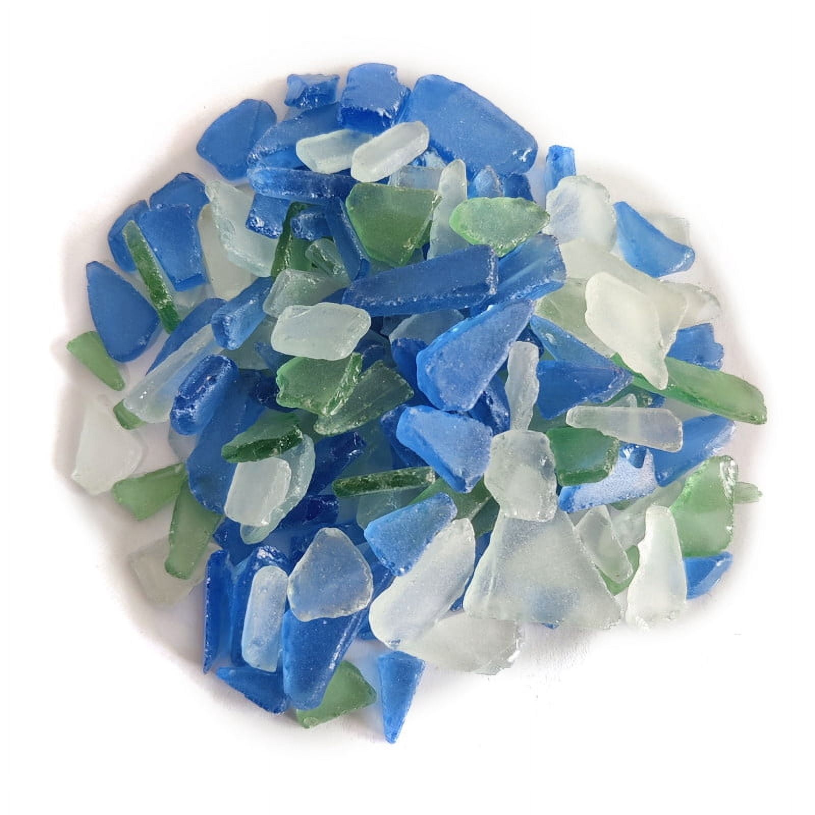 4 bag Glass Cabochons Large Sea Glass Tumbled Frosted Beach Glass for ...