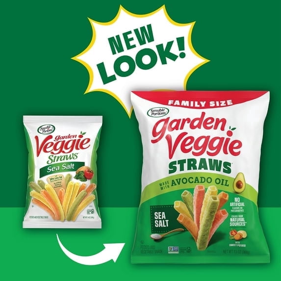 4 bags Sensible Portions Garden Veggie Straws Made with Avocado Oil ...