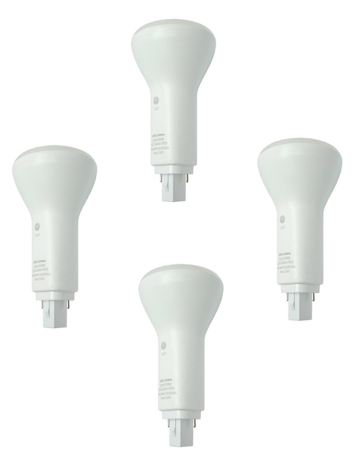 (4 bulbs) GE 92988 - LED11G24D-V/835 LED 2 Pin Base CFL Replacements ...