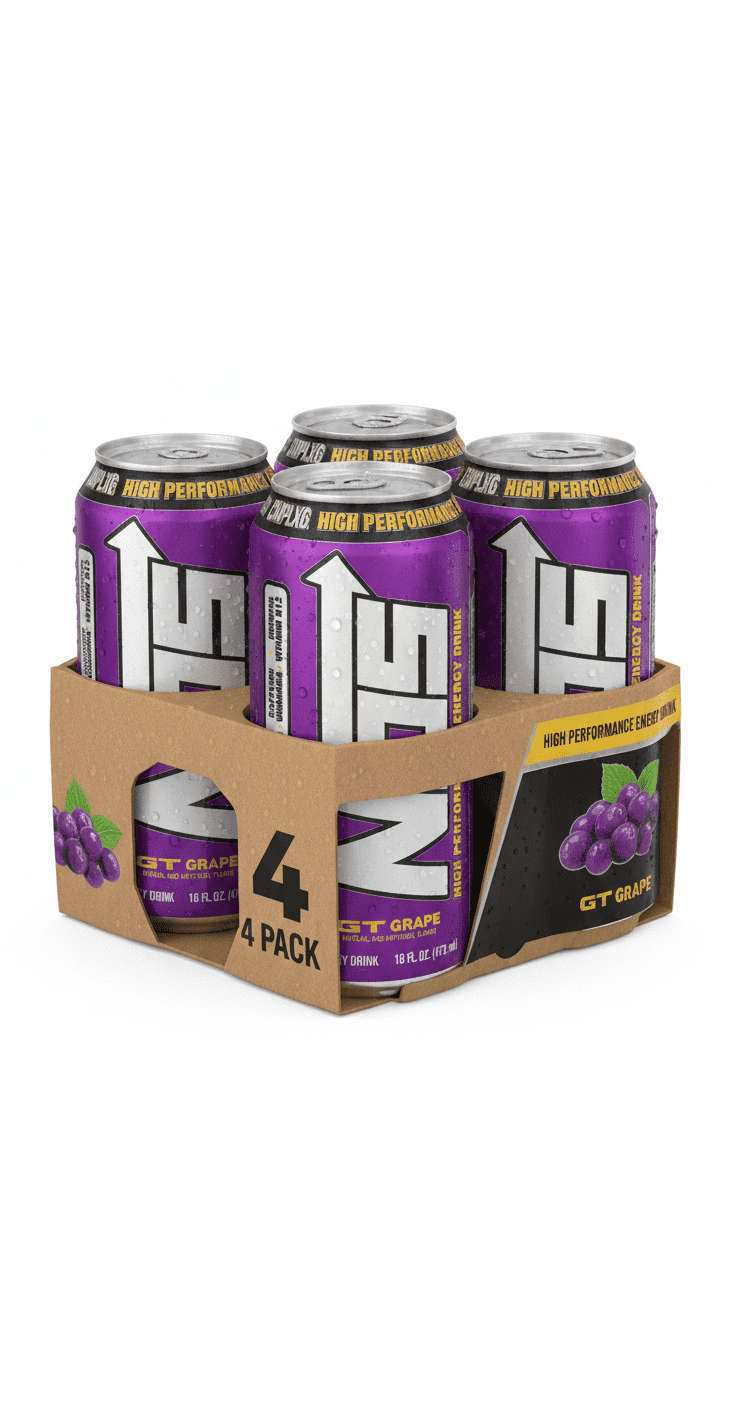 4 can NOS High Performance Energy Drink, Grape, 16 fl oz - Walmart.com