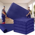 4 count 80" x 144" Moving Blankets Heavy Duty Packing Blankets Textile ...