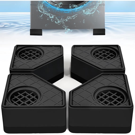 4 count Anti Vibration Pads for Washing Machine, Stops Washer Dryer ...