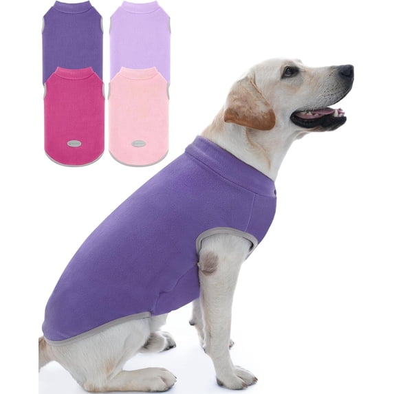 4 count Fleece Sweaters Vest Warm Winter Clothes for Small Medium Large ...