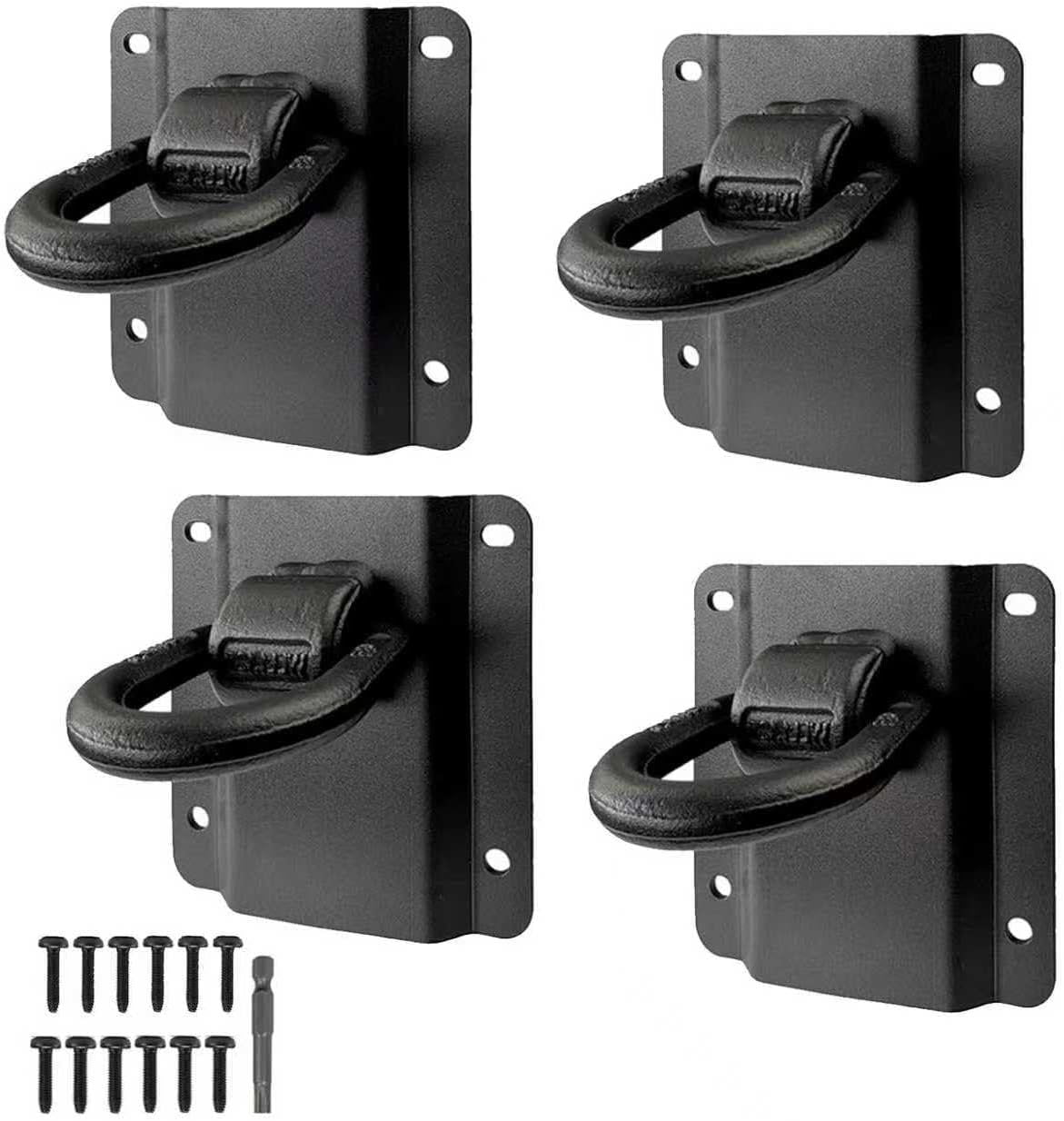 4 count Heavy Duty Tie Down Anchor , Bed Hooks,Cargo Tie Down Anchors ...