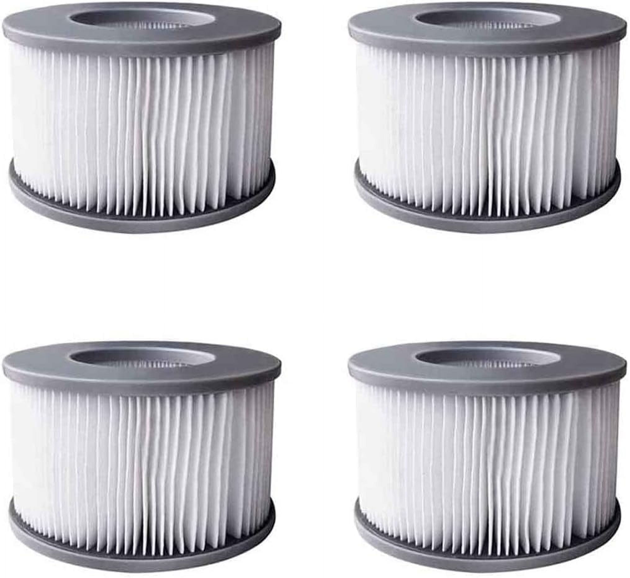 4 count Hot Tub Filters for MSpa Inflatable Pools, Version Filter Pump ...