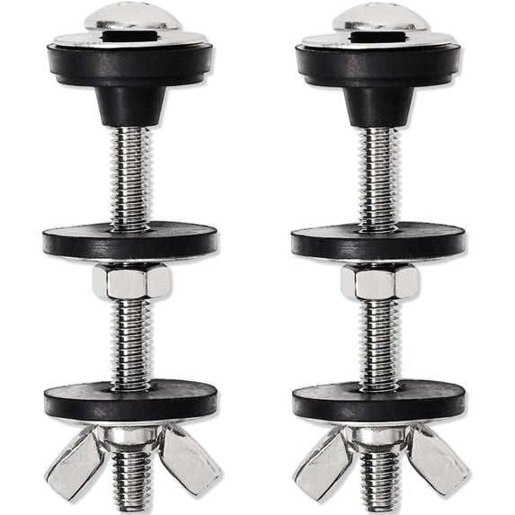 4 count M6 Universal Toilet Tank to Bowl Kit, Heavy Duty Toilet Tank ...