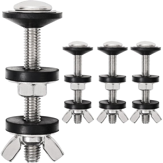 4 count M8 Universal Toilet Tank to Bowl Kit, Heavy Duty Toilet Tank ...