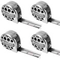 4 count/ Retractable Tape Measure 25 Foot/7.5M Stainless Measuring Tape ...