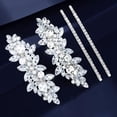 4 count Rhinestone Hair Barrettes for Women Hair Clips Sparkly ...