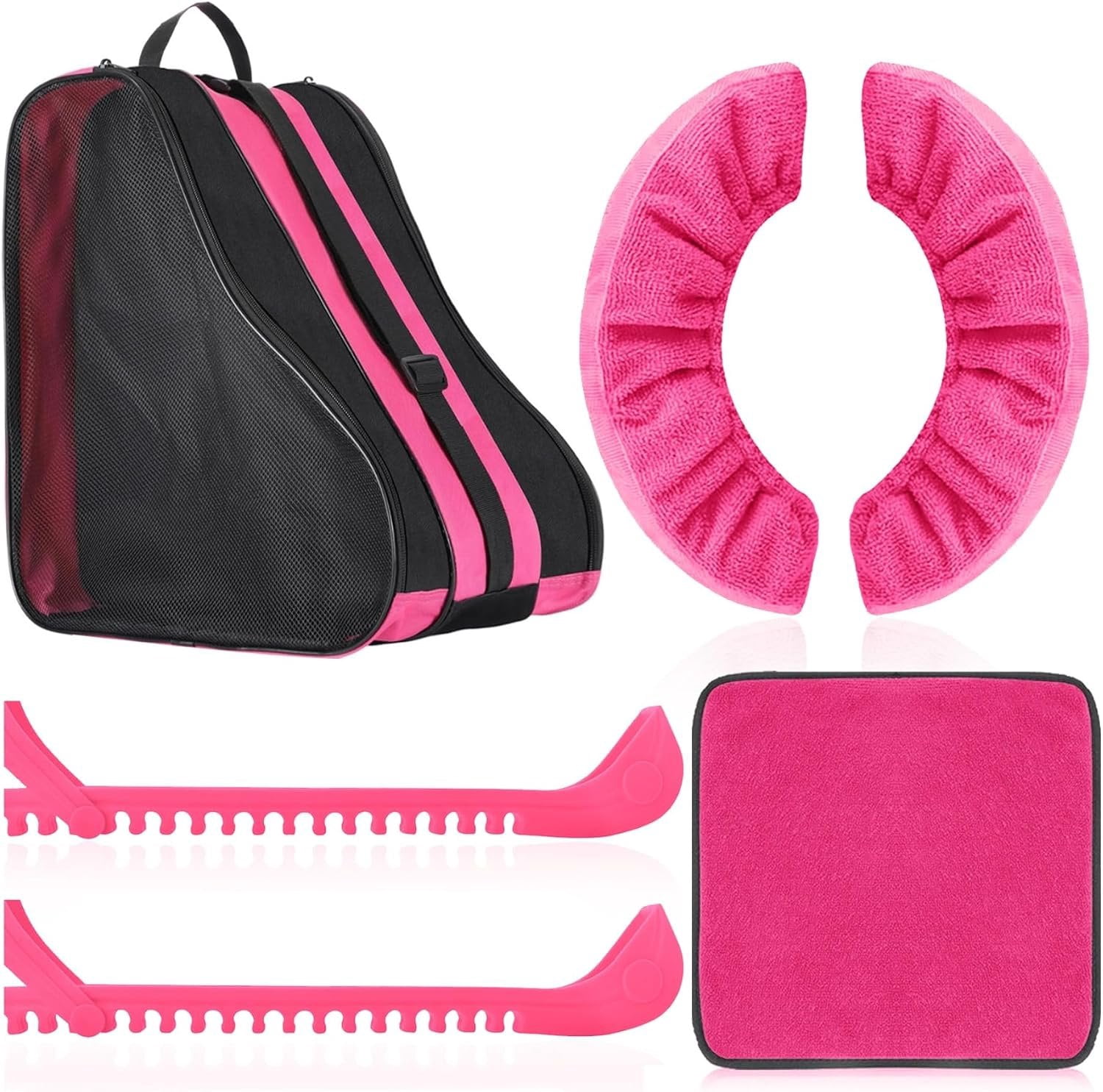 4 count Skate Guards Skate Covers Towel Ice Skating Bag Set Ice Skating ...