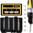 4 count Stripped Screw Extractor Set for Damaged Screws & Broken , M2 ...