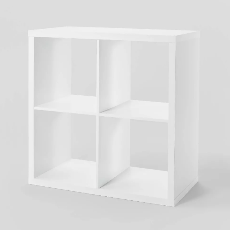 4 cube bookcase, open cube locker, unit bookcase, storage organizer ...