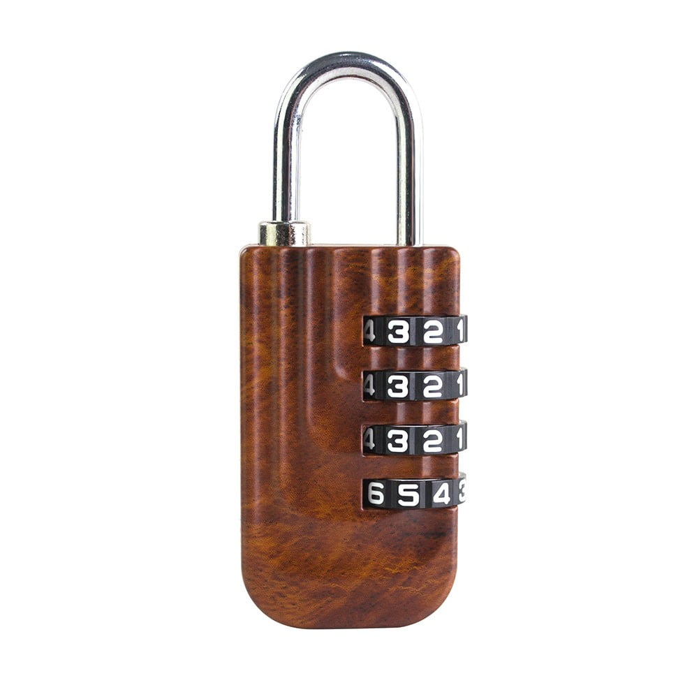 4 digit resettable combination locker lock, gym padlock, mini padlock ...