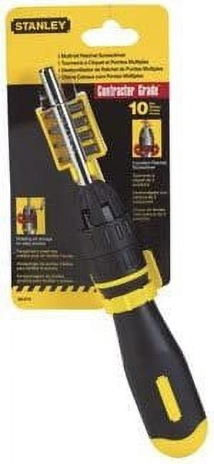 4 each: Multi-Bit Ratcheting Screwdriver 68-010 - Walmart.com