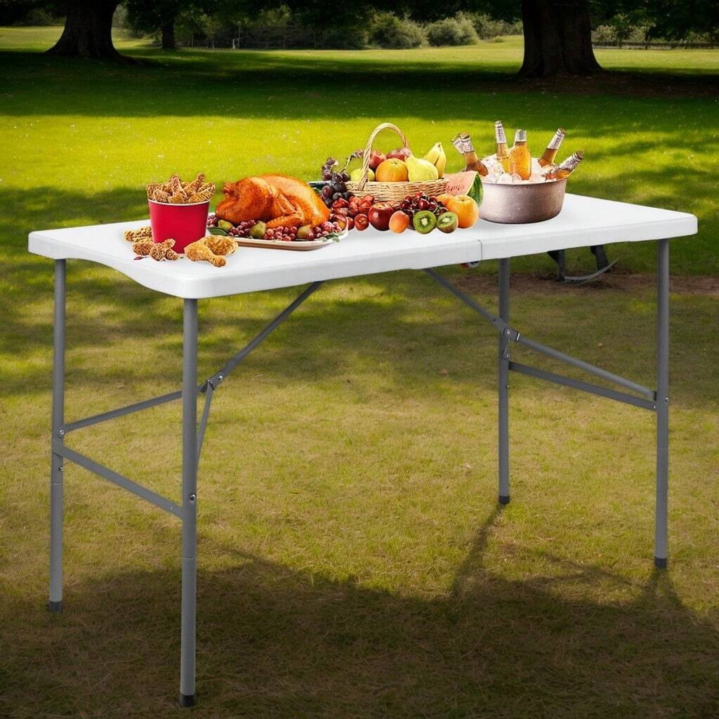 4-foot Plastic Folding Table, Shooting Table, Outdoor High-Density ...