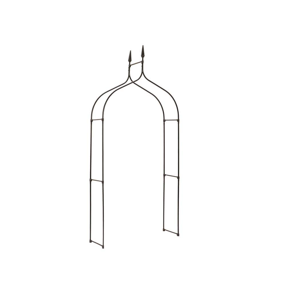 4 ft. 7 in. W x 8 ft. 5 in. H Above Ground x 19 in. D Gothic Arch Arbor ...