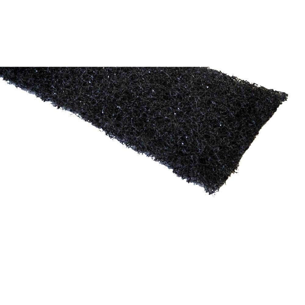 4 ft. Black Fiber 5K Style Insert Gutter Guard (8-Box) - Walmart.com