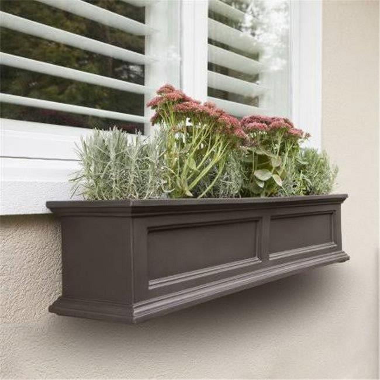 4 ft. Fairfield Window Box - Espresso - Walmart.com