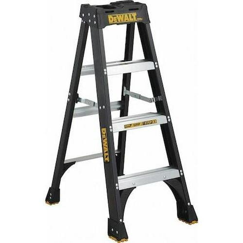 4 ft Fiberglass Stepladder, 300 lb Capacity - Walmart.com