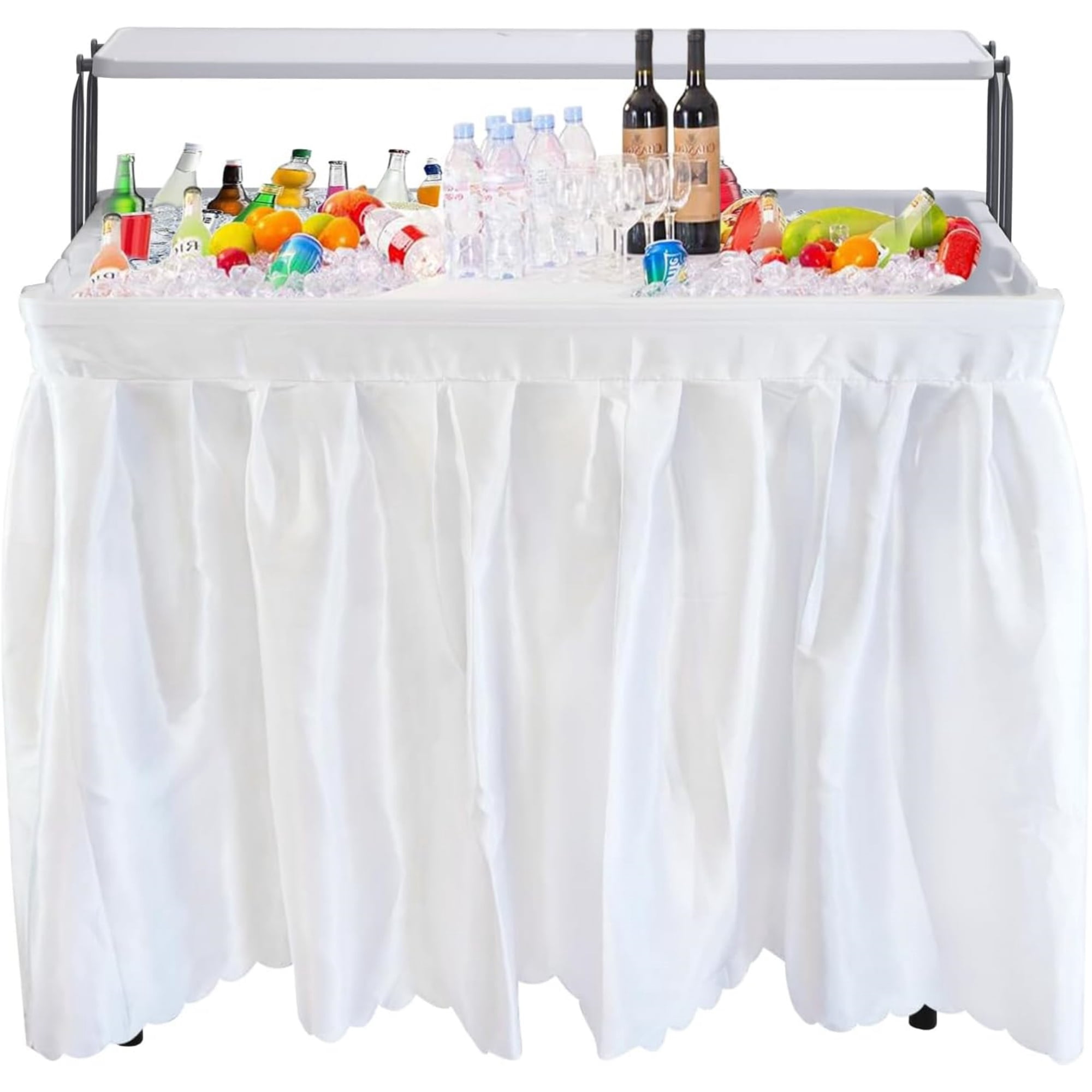4 ft Folding Ice Cooler Table, Party Cooler, Grazing Table, Tables with ...