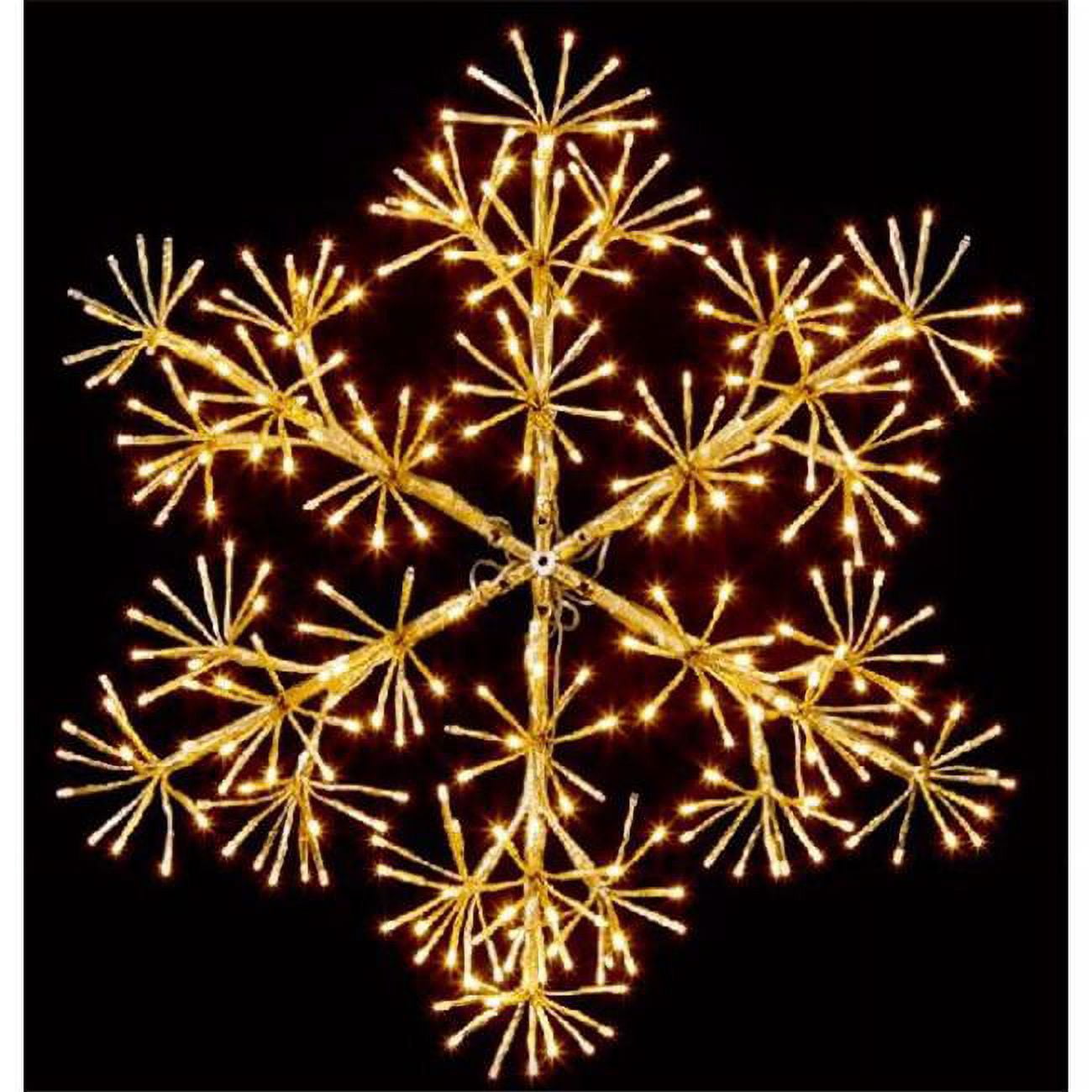 4 ft. LED Snowflake Wall Mount, Gold - Walmart.com